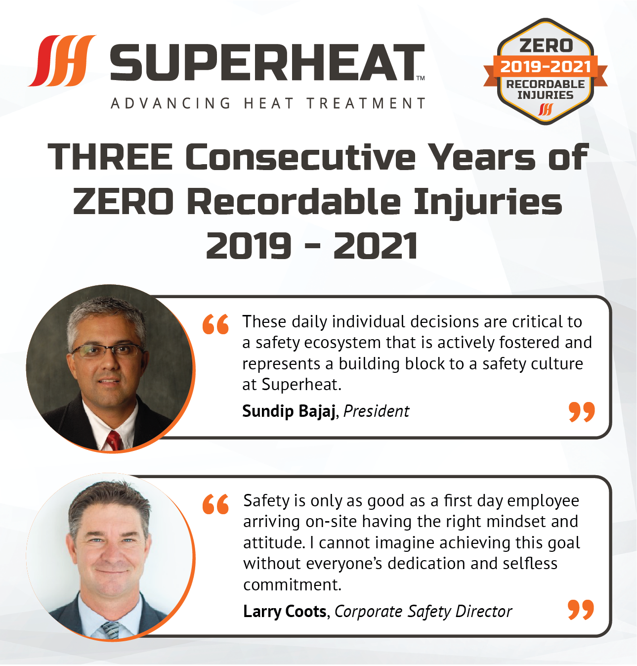 Superheat Achieves 3 Years of Zero Injuries | Superheat